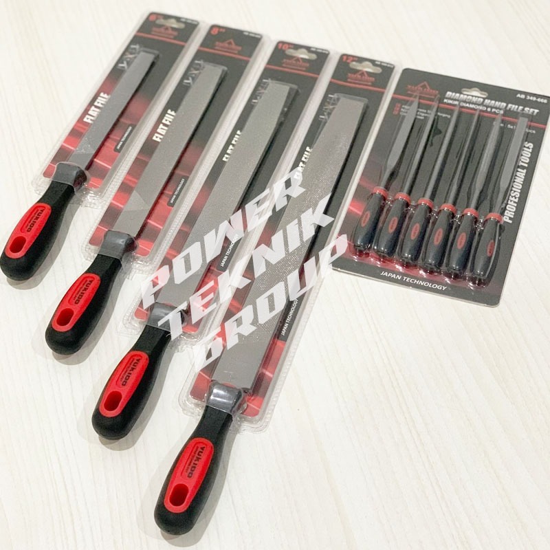 Jual TEKIRO PAKET 5PCS KIKIR PLAT BESI KASAR TERBAIK UKURAN (12" 10" 8 ...