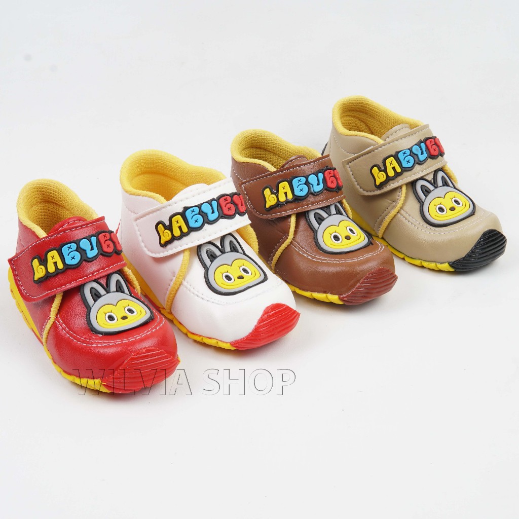 Jual Sepatu Anak laki-laki BUNYI CIT-CIT Model Labubu Usia 1-3 Tahun ...