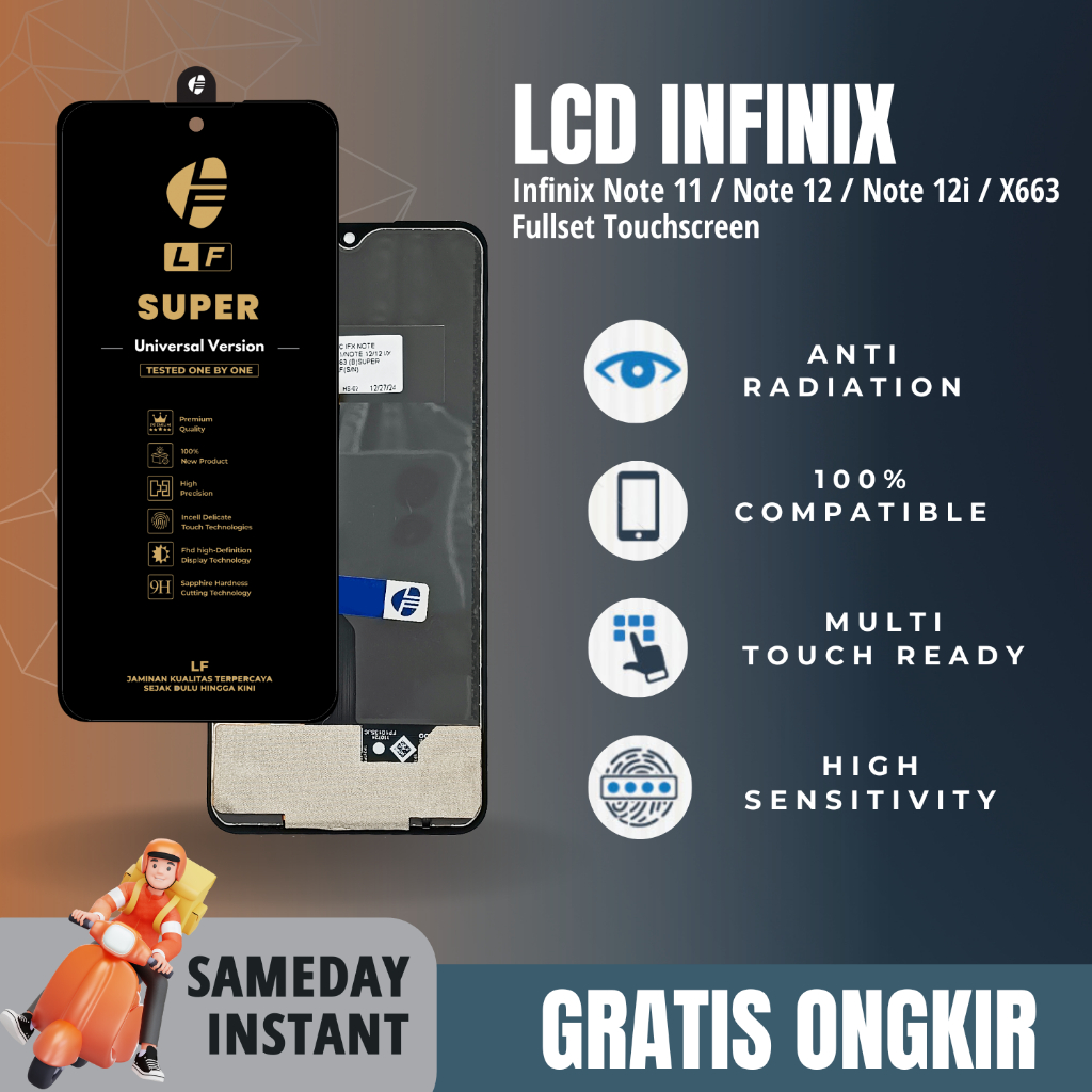 Jual LF - (GARANSI LEM) LCD Infinix Note 11 / Note 12 / Note 12i / X663 ...