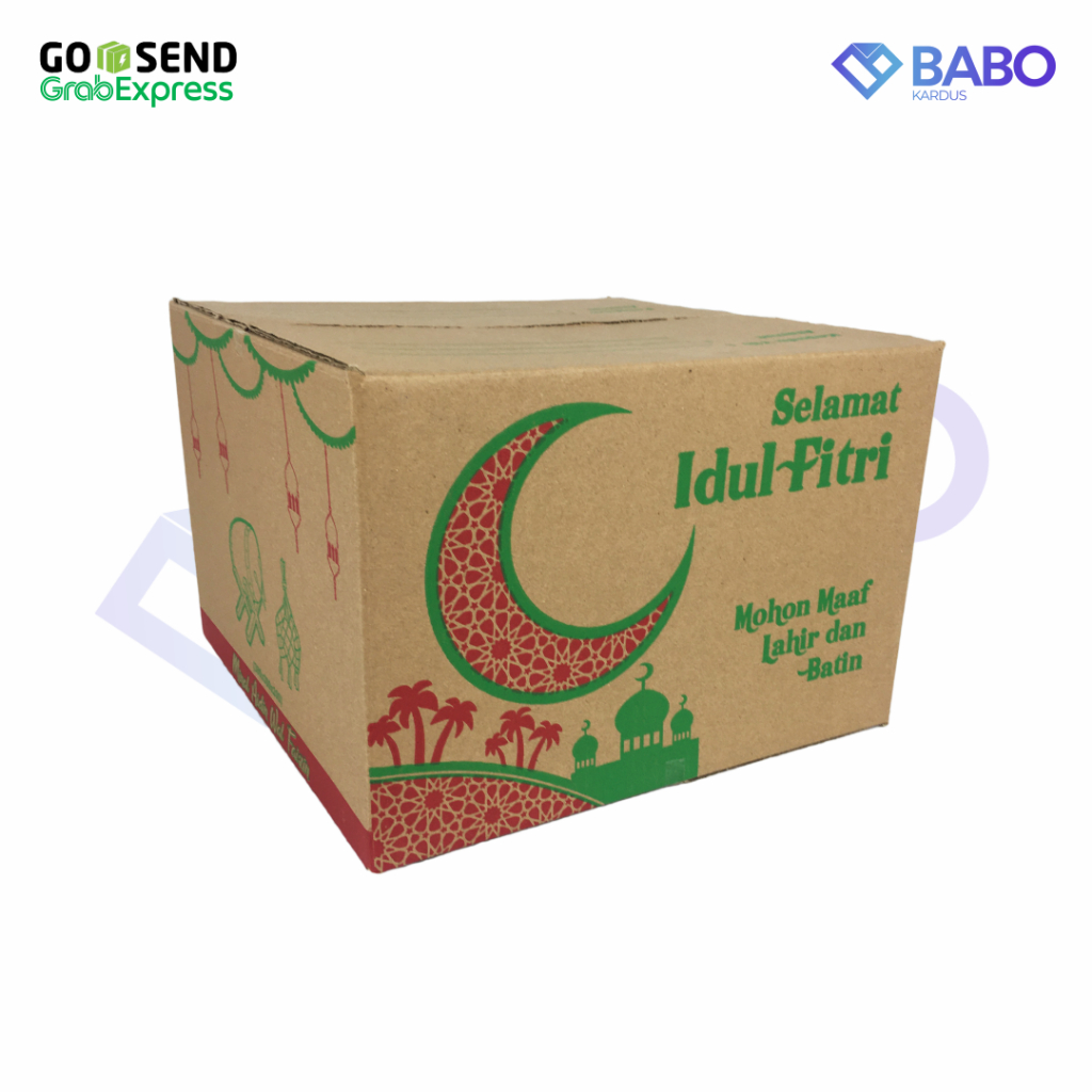 Jual KARDUS PARSEL LEBARAN 30x30x20 cm dan 35X25X23 CM / BOX PARCEL ...