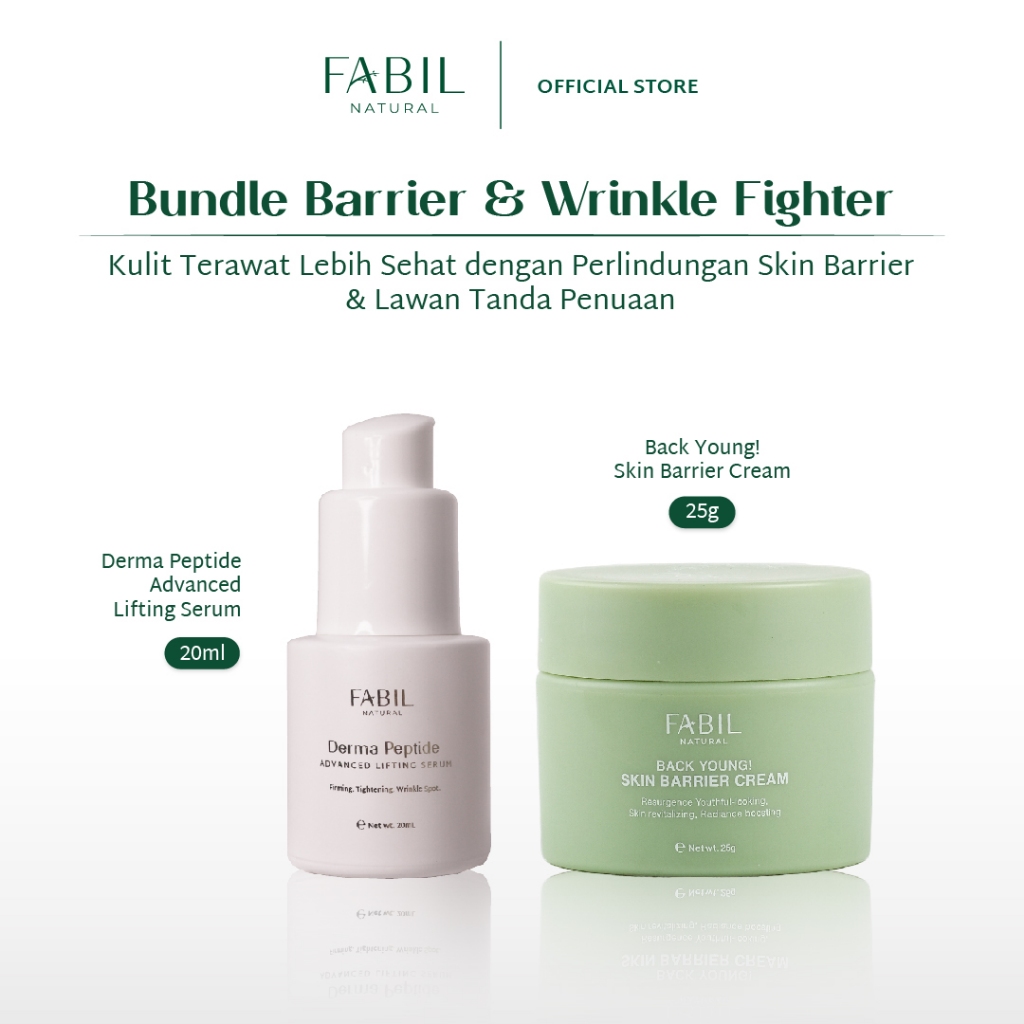 Jual [2 pcs] Fabil Barrier and Wrinkle Fighter Derma Peptide Serum ...