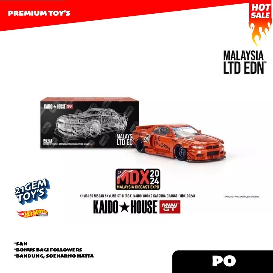 Jual Mini GT Kaido House R34 LTD EDN Malaysia Diecast Expo Sealed Baru ...