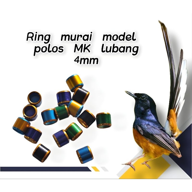 Jual RING MURAI MODEL POLOS MK LUBANG 4MM | Shopee Indonesia