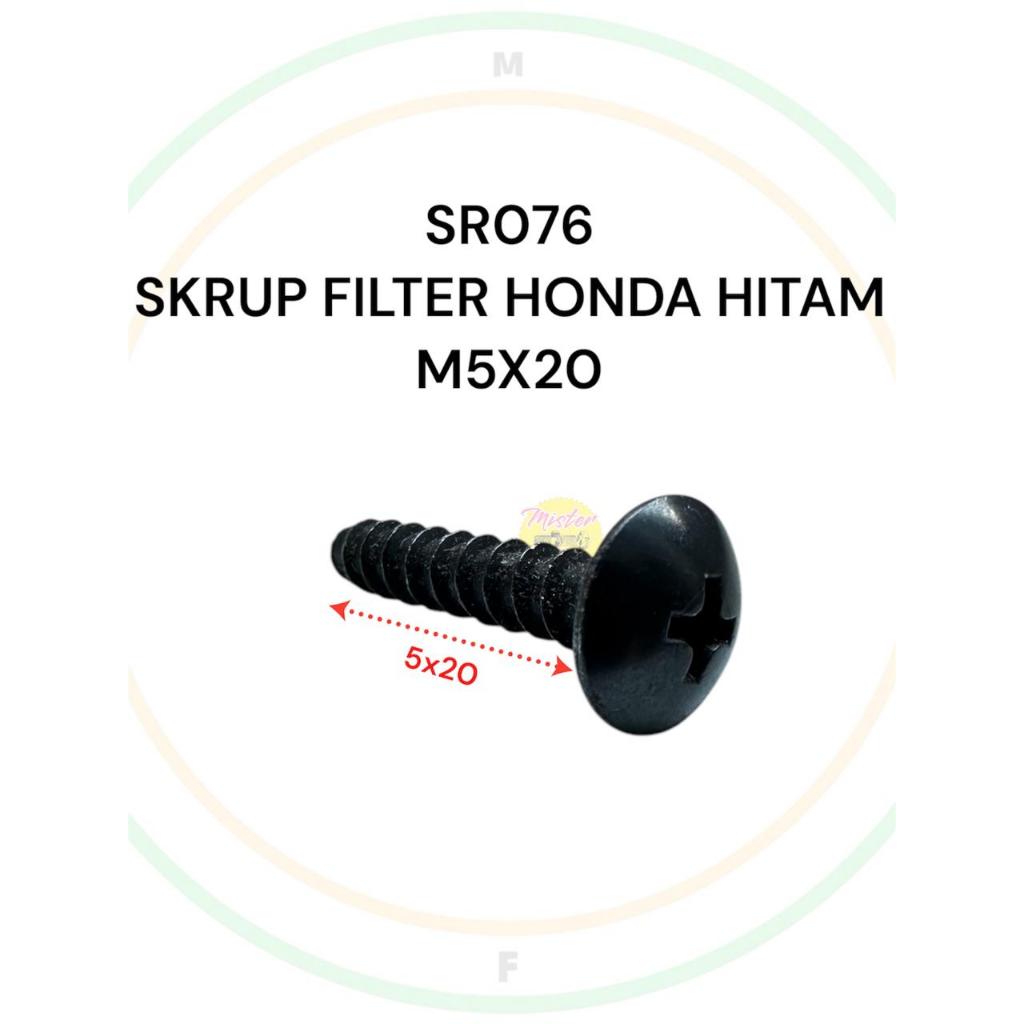 Jual Baut Sekrup Box Filter Honda Skrup Cacing 5x20mm Zink Black ...