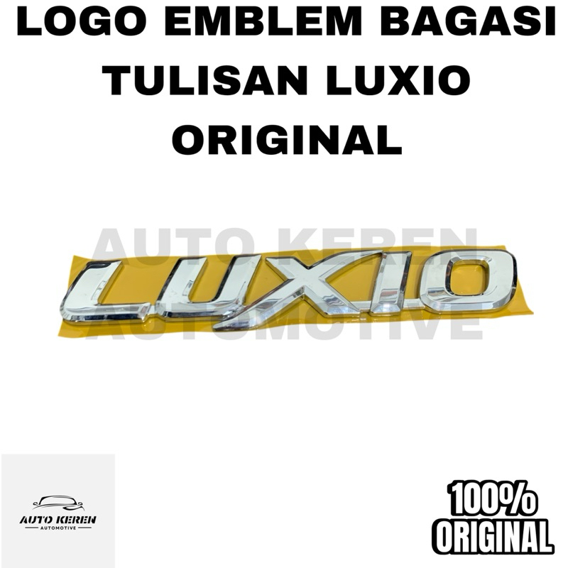 Jual Logo Emblem Bagasi Tulisan Luxio Original | Shopee Indonesia