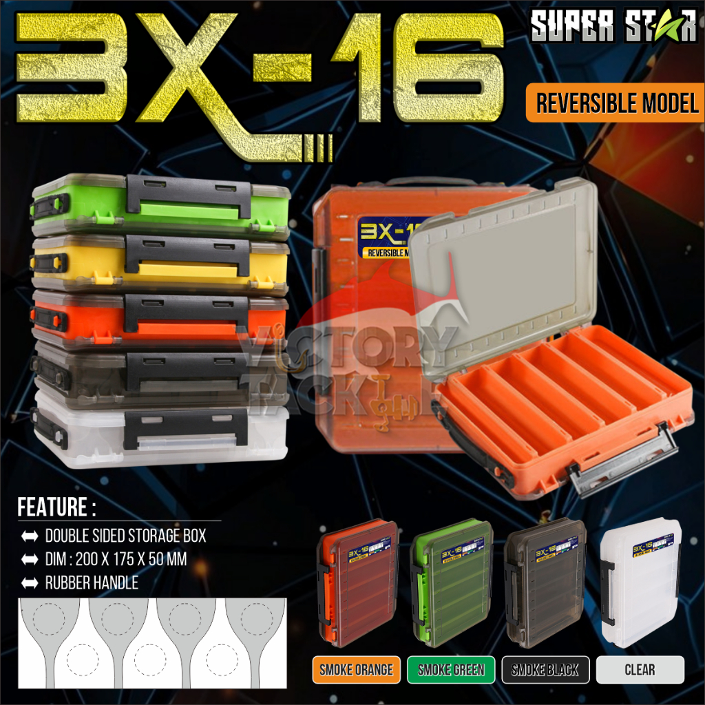 Jual BOX PANCING BOX LURE KOTAK UMPAN KOTAK LURE BOX AKSESORIES TAMIYA Superstar BX-16 ...