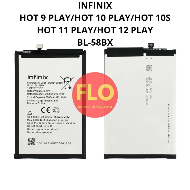 Jual Baterai INFINIX HOT 9 PLAY/HOT 10 PLAY/HOT 10S/HOT 11 PLAY/HOT 12 ...