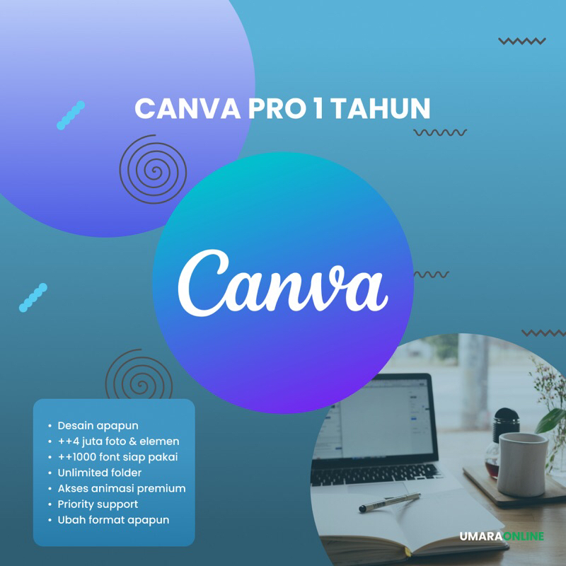 Jual Canva Pro 1 Bulan 1 Tahun LEGAL FULLGAR | Shopee Indonesia