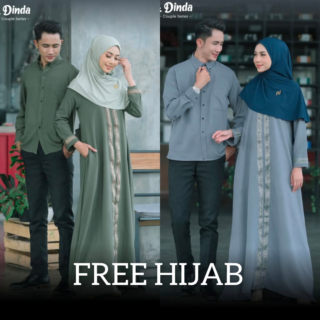 Jual Gamis Couple Exclusive Lebaran Dress Lebaran Syari Kondangan Dress ...