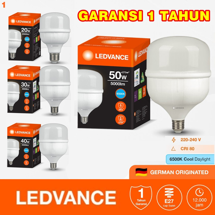 Jual Lampu Bohlam Led 50 Watt 40 30 20 50w 40w 30w 20w Putih Capsule E27 Jumbo Rumah Kapsul Body ...