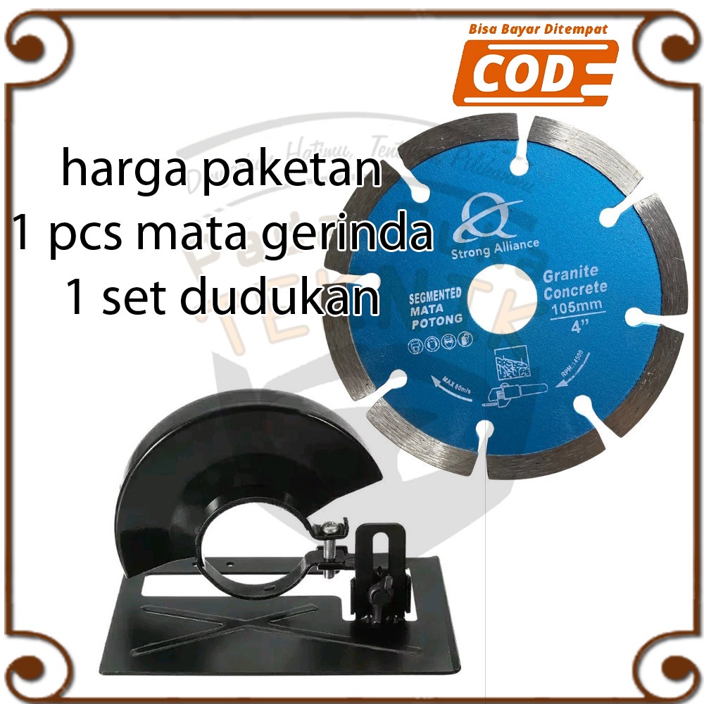 Jual paket mata gerinda bobok tembok dinding pemotong granit dudukan ...