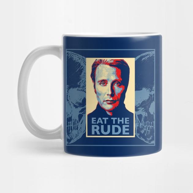 Jual Mads Mikkelsen Eat the Rude Hannibal Lecter Poster Mug | Shopee ...