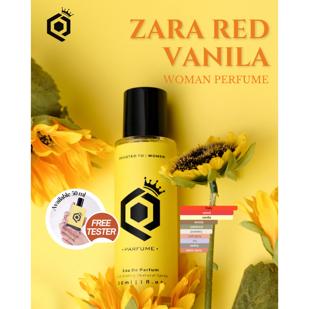 Jual SAR4 RED VANILA BY QUEEN PARFUME | Shopee Indonesia