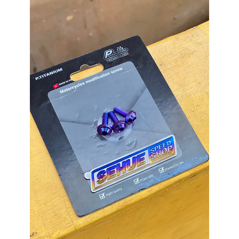 Jual Baut titanium moncong saringan knalpot ahm fizr (isi 3bj) | Shopee ...