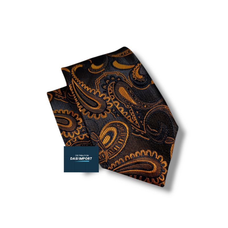 Jual Dasi Pria Dasi Panjang Dasi Pria Motif Batik Gold merah Hitam 3 ...
