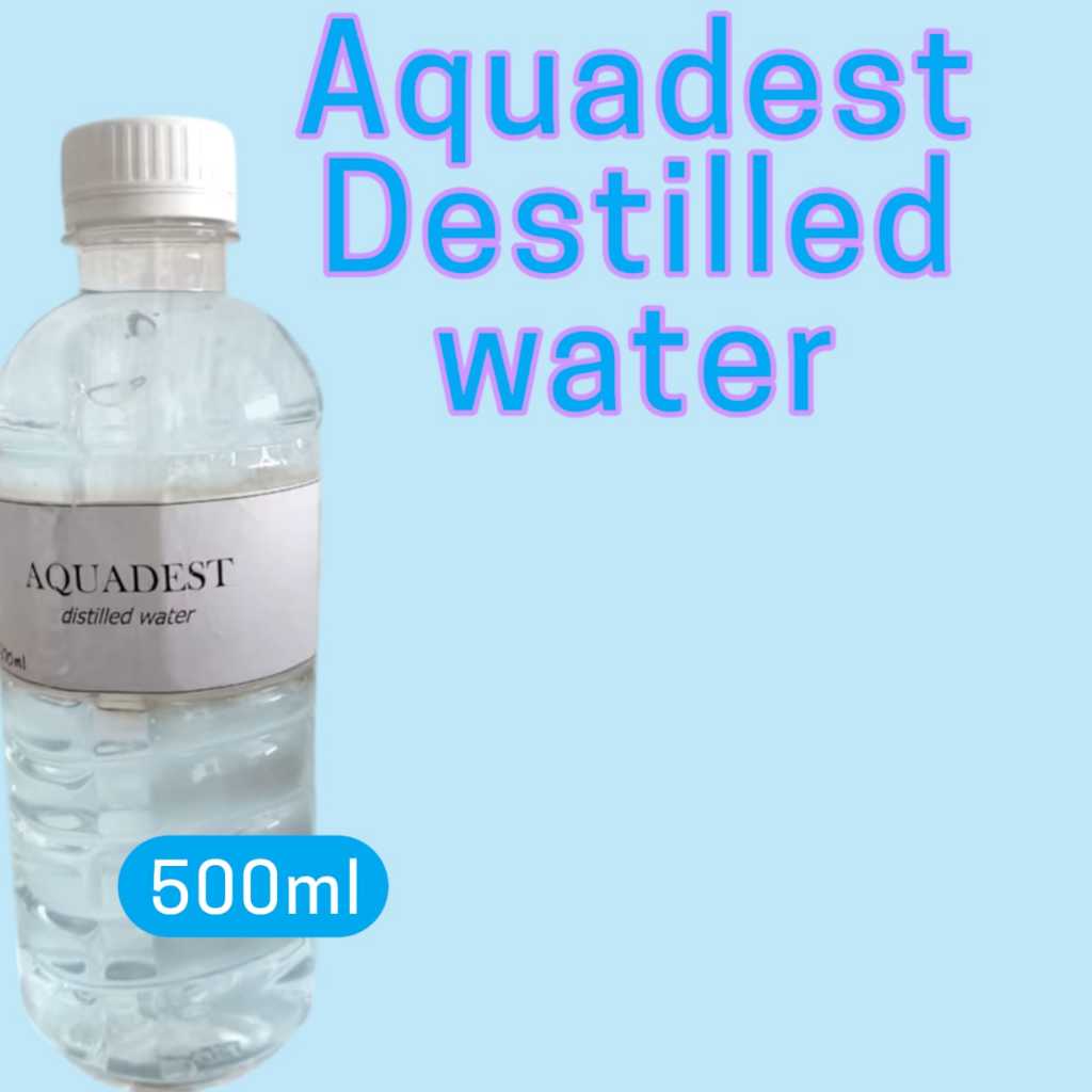 Jual Aquadest 500ml/air murni/air suling/air destilasi/distilled water ...