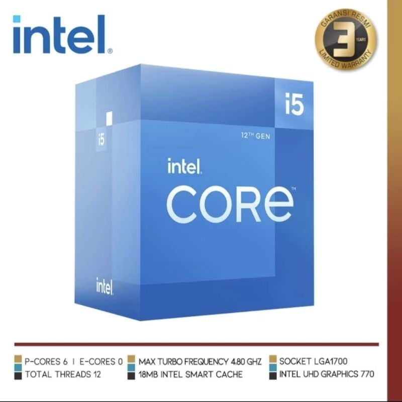 Jual Processor Intel Core I5 12600K Box Alder Lake Socket LGA 1700 ...