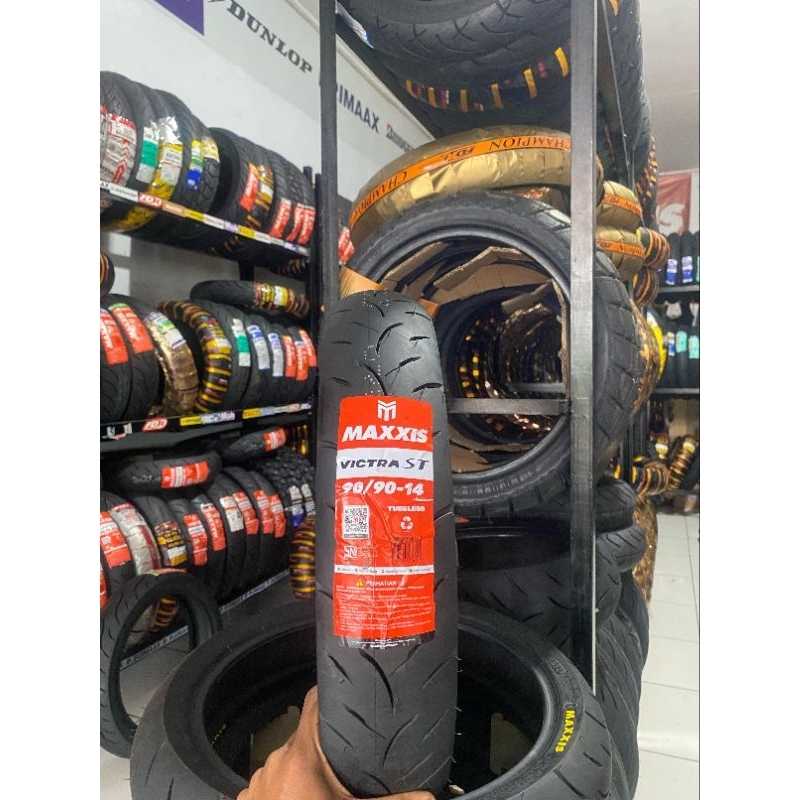 Jual BAN MATIC TUBLESS MAXXIS VICTRA 90/90-14 UNTUK BEAT VARIO GENIO ...
