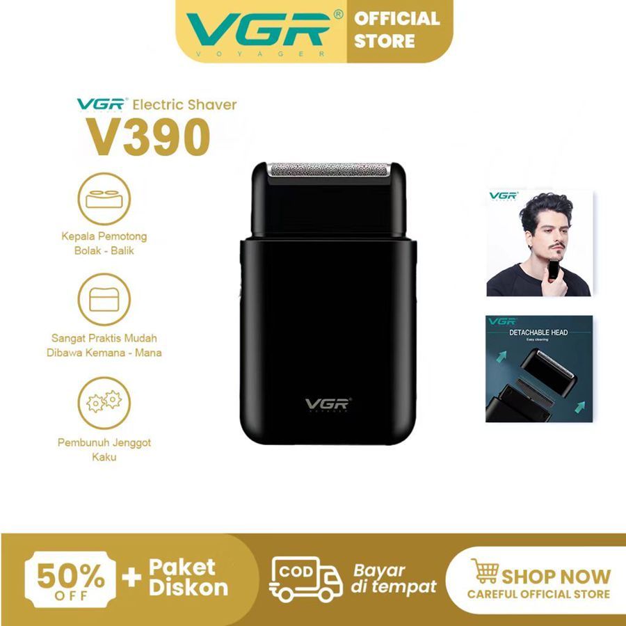 Jual 【COD】VGR V-390 Travel Shaver Portable Mini Shaver Jenggot Elektrik ENCHEN Shaver Alat Cukur ...