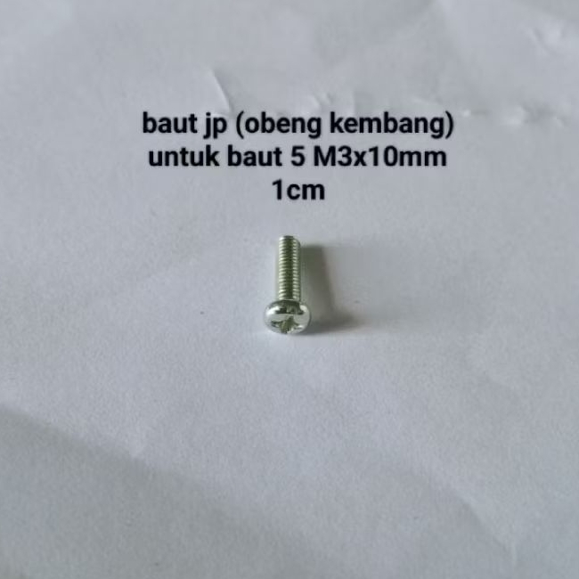 Jual baut jp M3x10+Mur | Shopee Indonesia