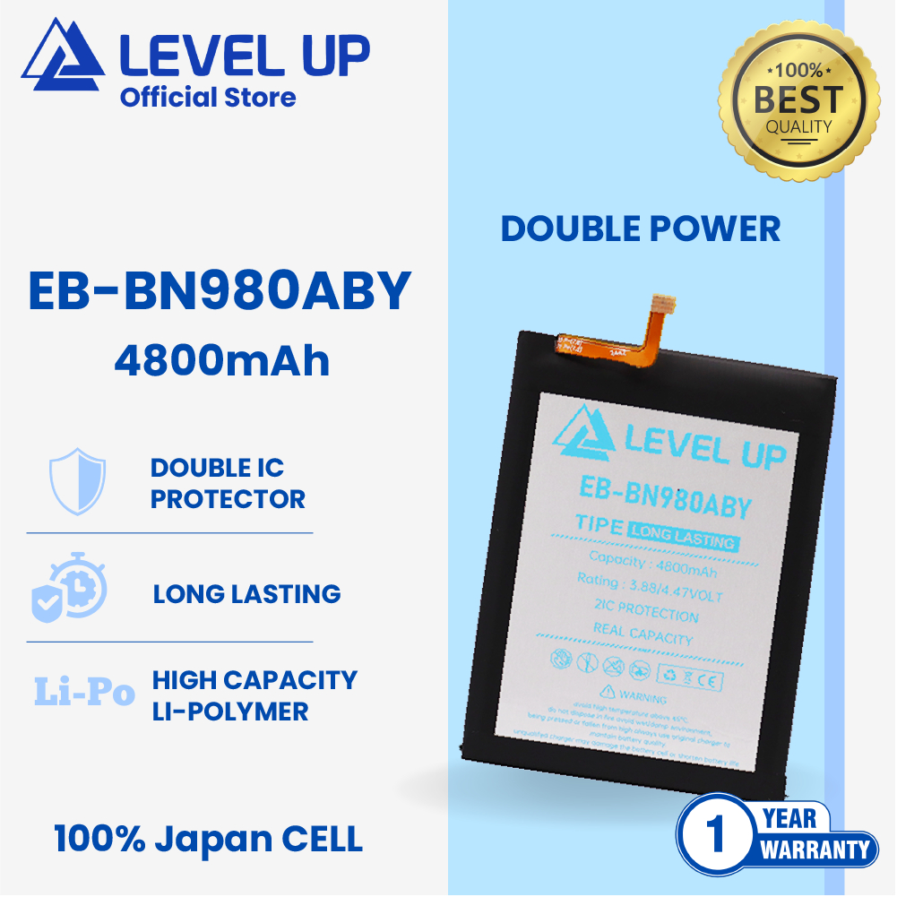 Jual LEVEL UP Baterai Samsung Galaxy Note 20 N980 N981 EB-BN980ABY Double Power | Shopee Indonesia