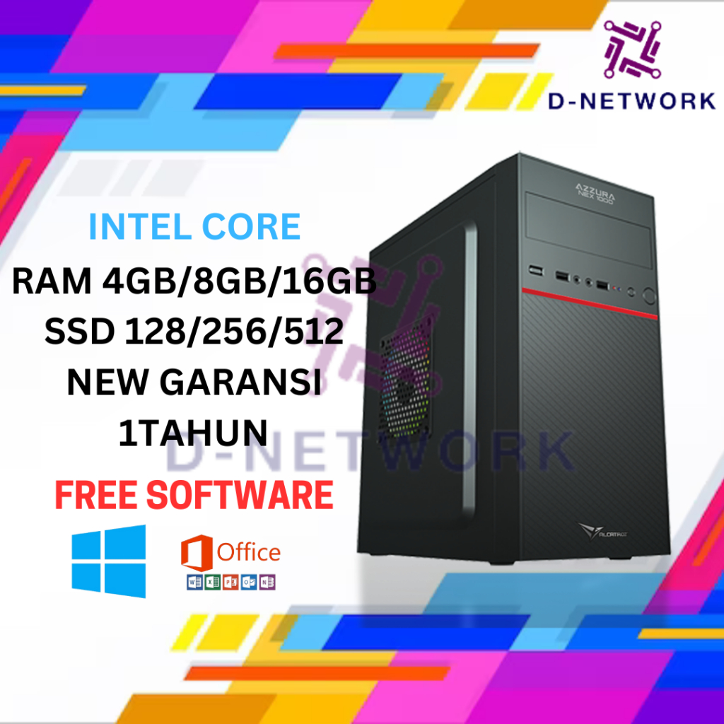 Jual KOMPUTER DESKTOP INTEL CORE I5 GENERASI 4 PC RAKITAN CORE i5 FULLSET LENGKAP STANDART ...