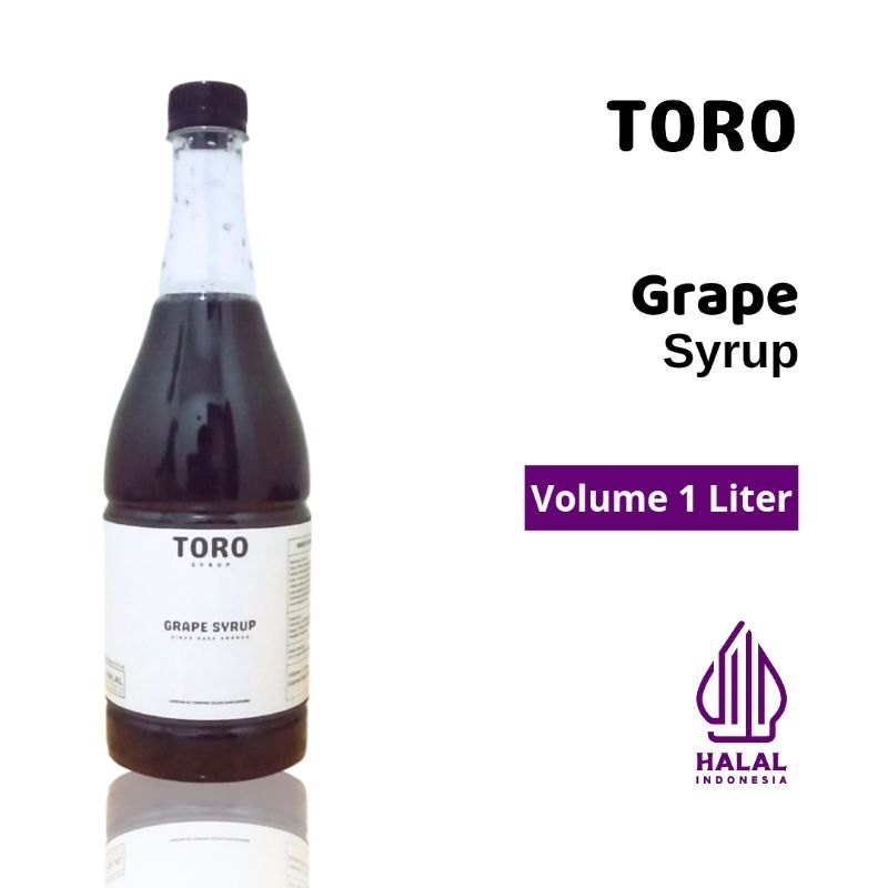 Jual Grape Syrup / Sirup Rasa Anggur 1000ml ( 1L ) | Shopee Indonesia