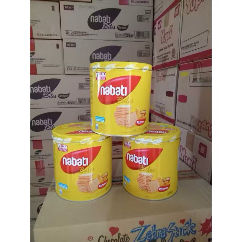 Jual NABATI WAFER KALENG 1 dus ( 6 x 240G ) | Shopee Indonesia