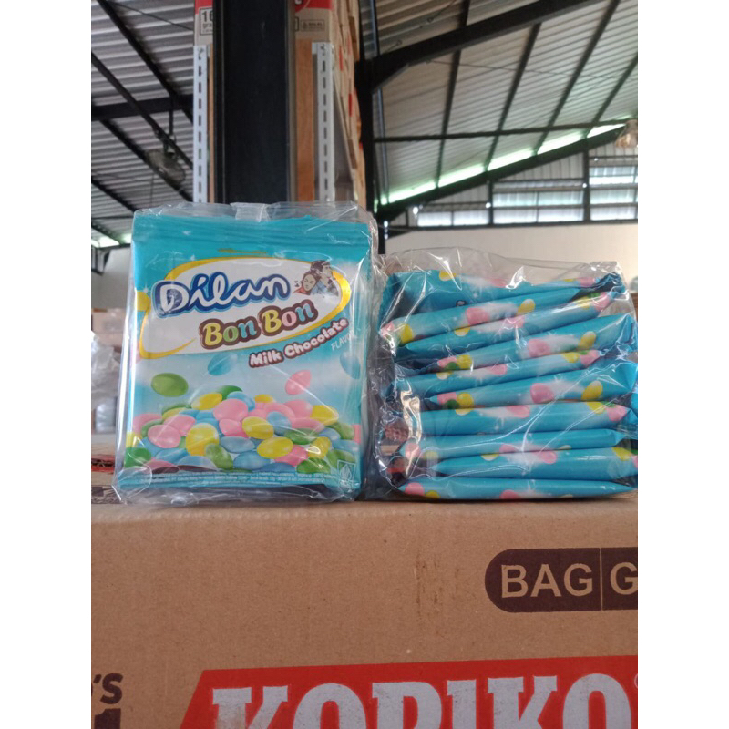 Jual Dilan Bon Bon Milk Chocolate 1 renteng isi 10 pcs | Shopee Indonesia
