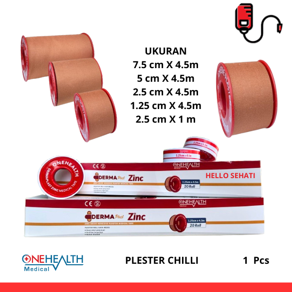 Jual Plester Chilli Plast Onehealth Luka Plaster Kain Plesterin Coklat ...