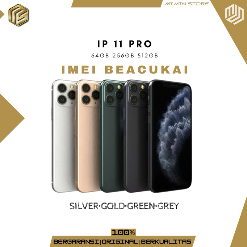 Jual IP 11 PRO (IMEI permanen) 512GB 256GB 64GB Fullset | Shopee Indonesia