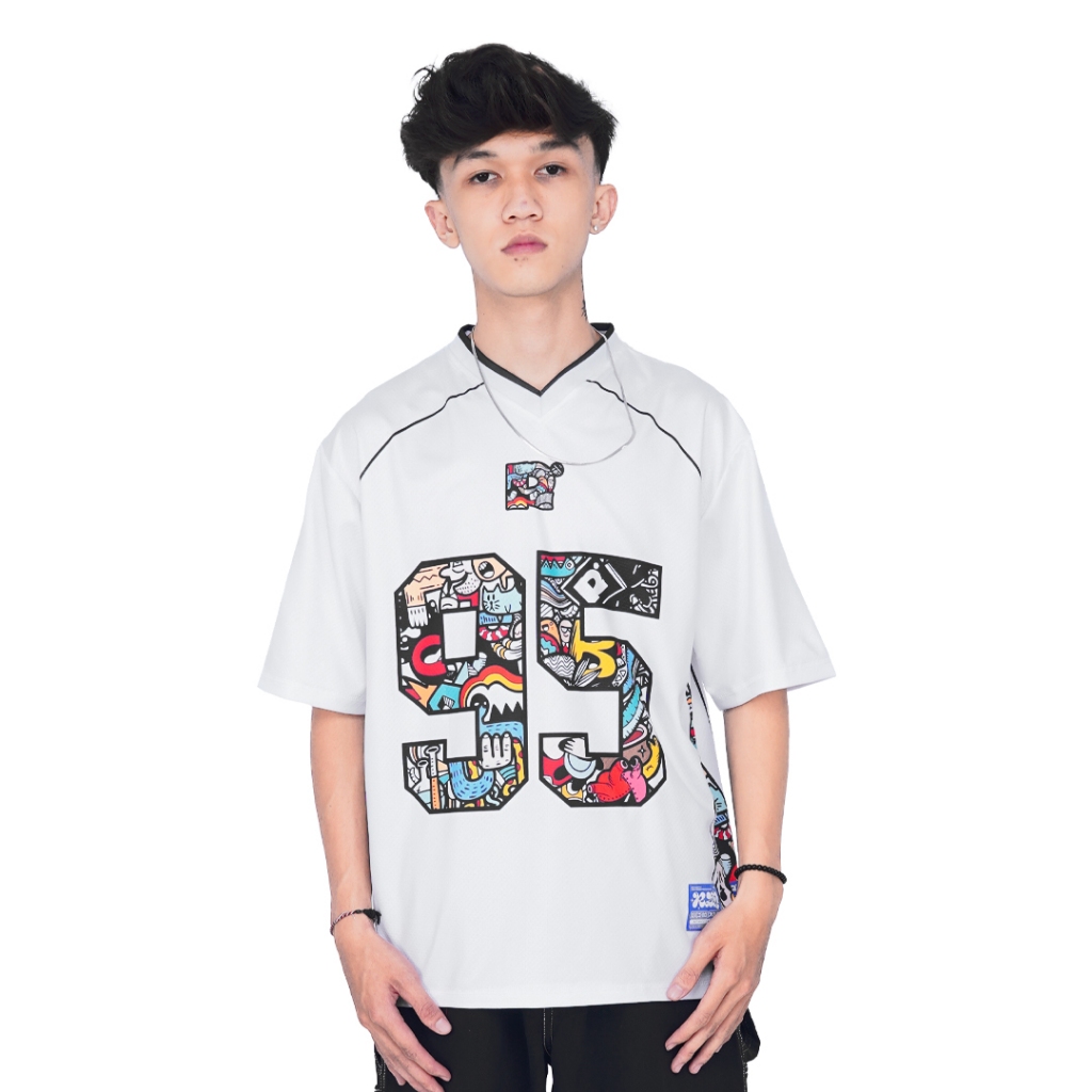 Jual RZQ / 95 / Number Series / Jersey / Streetwear / Oversize / Music ...