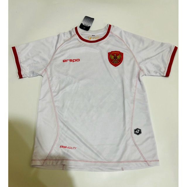 Jual (LOGO BORDIR) JERSEY BOLA TIMNAS INDONESIA AWAY PUTIH TERBARU 2024 2025 LOKAL | Shopee ...