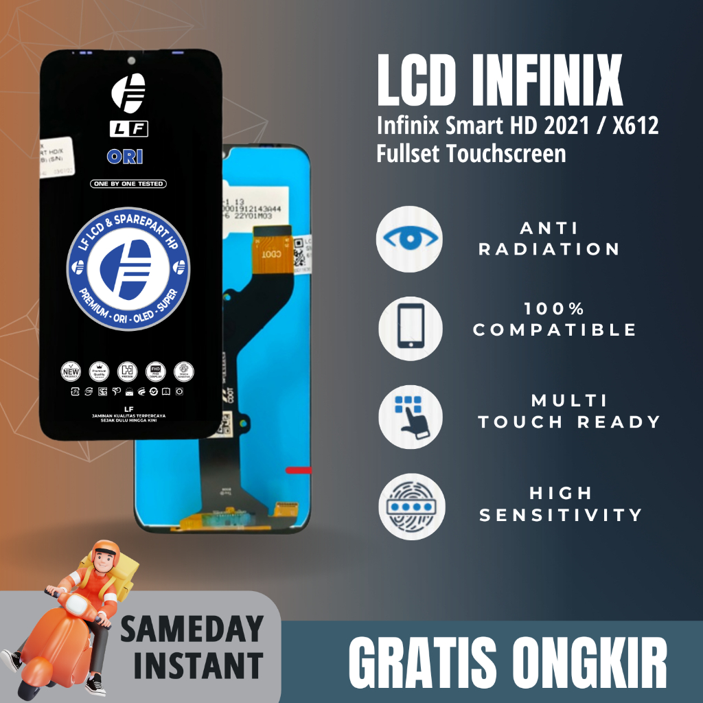 Jual LF - LCD Infinix Smart HD 2021 / X612 Fullset Touchscreen | Shopee ...