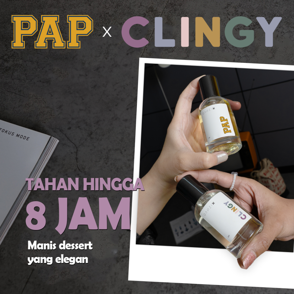 Jual Ganzi.X Bundling PAP x CLINGY Parfum | Eau De Perfume 30ml ...