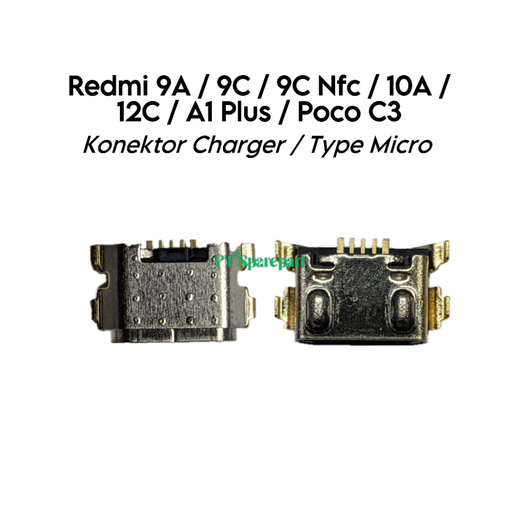 Jual Konektor Charger Only Tipe Micro Redmi 9A / 9C / 9C NFC / 10A ...