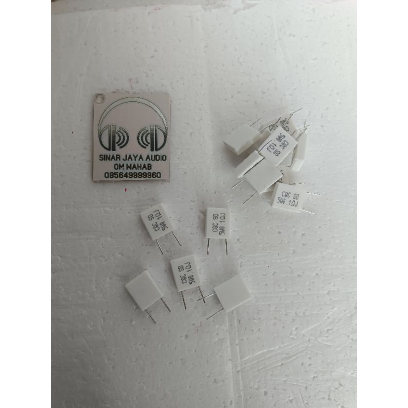 Jual resistor gepeng nobble 0.1 0.1ohm 5w CQC MPC | Shopee Indonesia