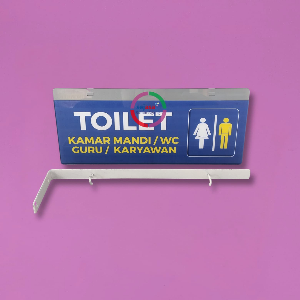 Jual Akrilik Nama Ruang Gantung Sekolah Toilet | Papan Gantung Toilet ...