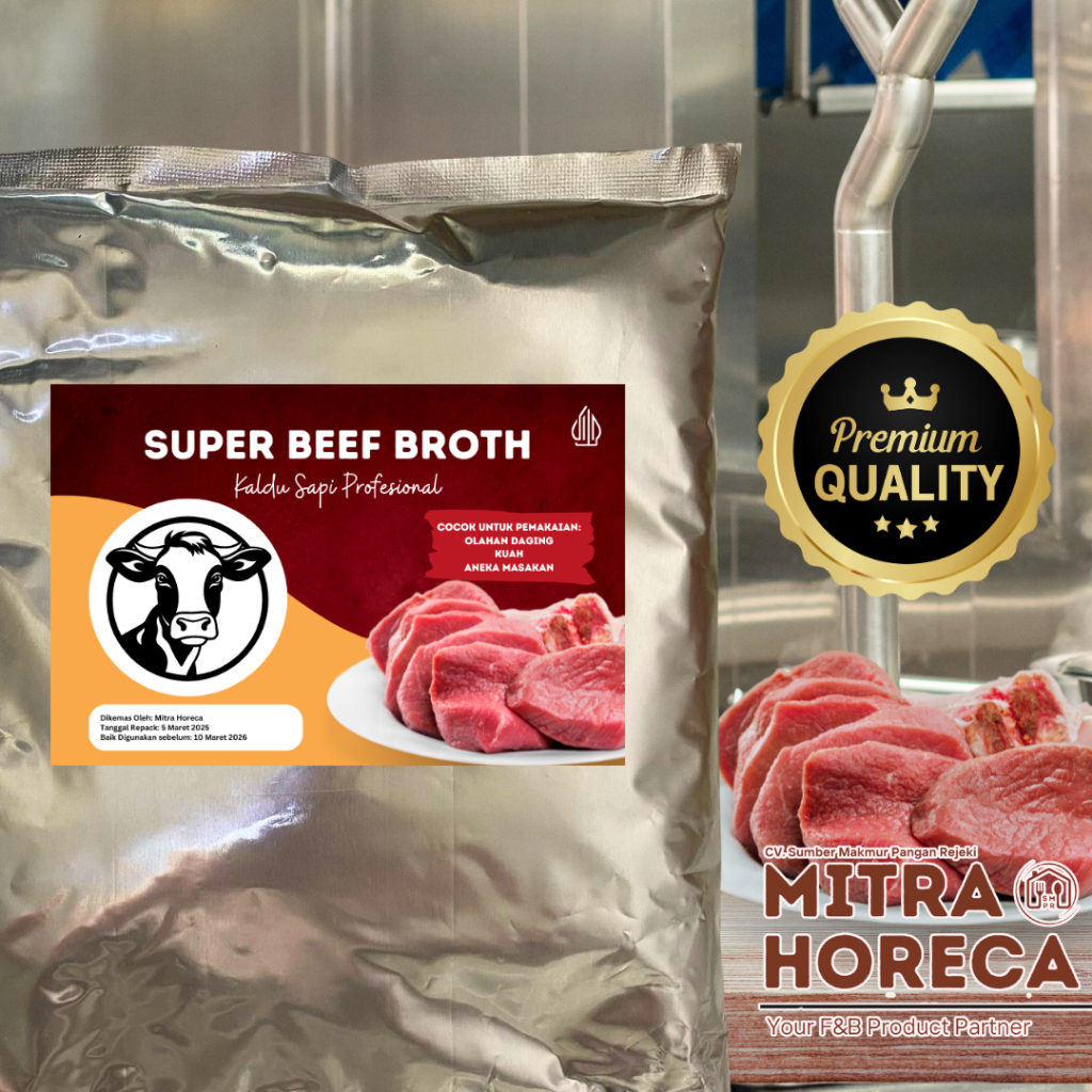 Jual Mitra Horeca Beef Broth - Perasa Sapi / Kaldu Sapi Murni / Extrak ...