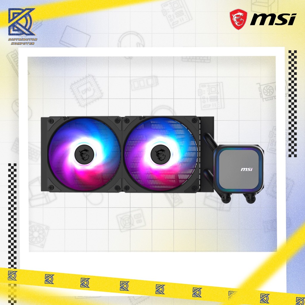 Jual MSI CPU COOLER MAG CORELIQUID A13 240 | 240MM LIQUID BLACK ...