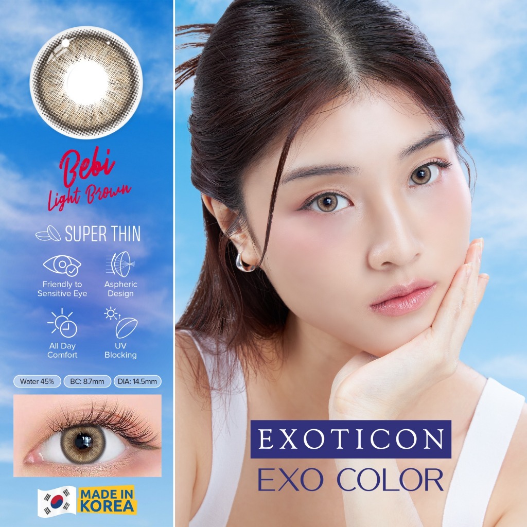 Jual SOFTLENS EXO COLOR 14,5 MM BY EXOTICON FREE LENSCASE / SOFLEN ...