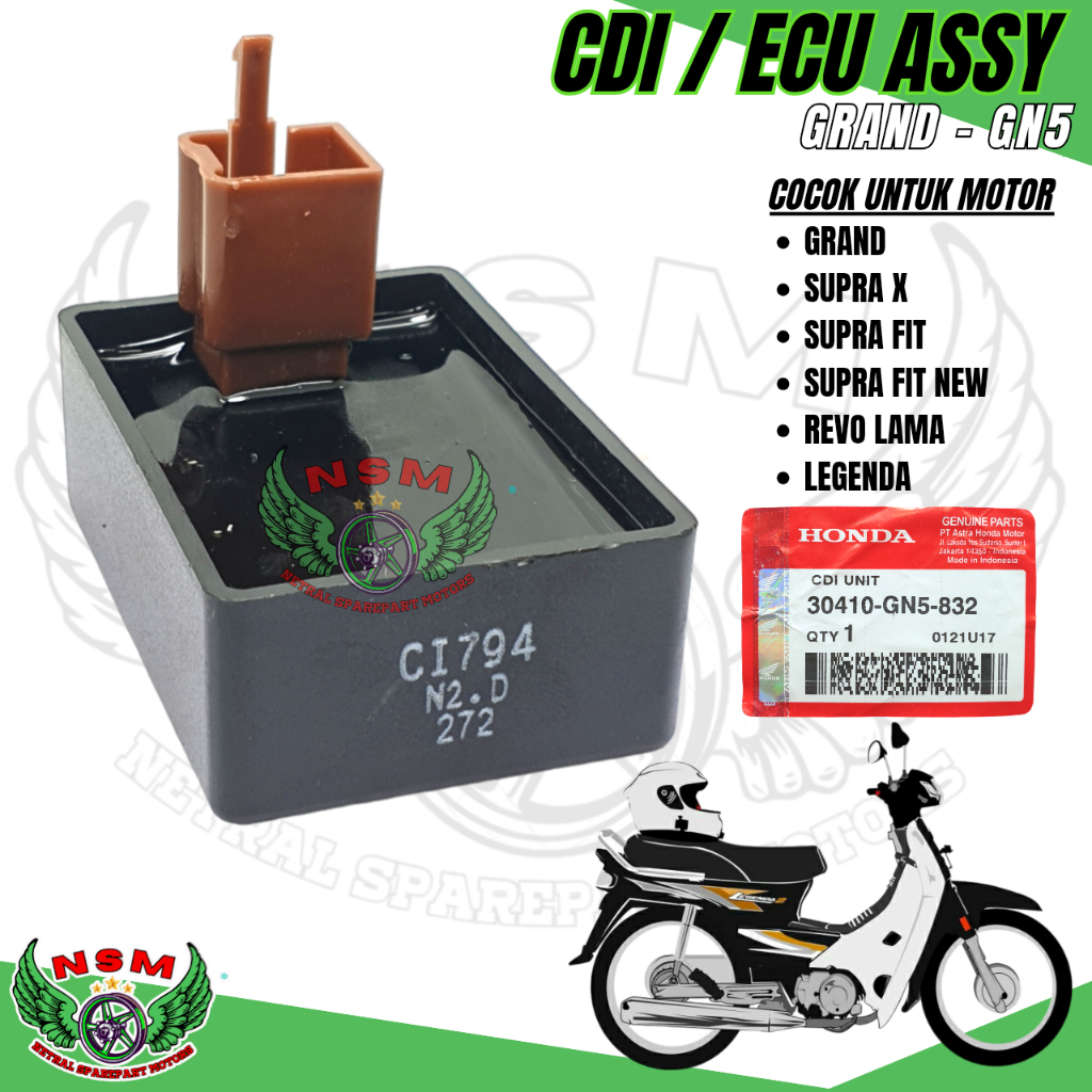 Jual CDI GRAND / SUPRA X / LEGENDA / ASTREA / REVO LAMA / SUPRA FIT NEW ...