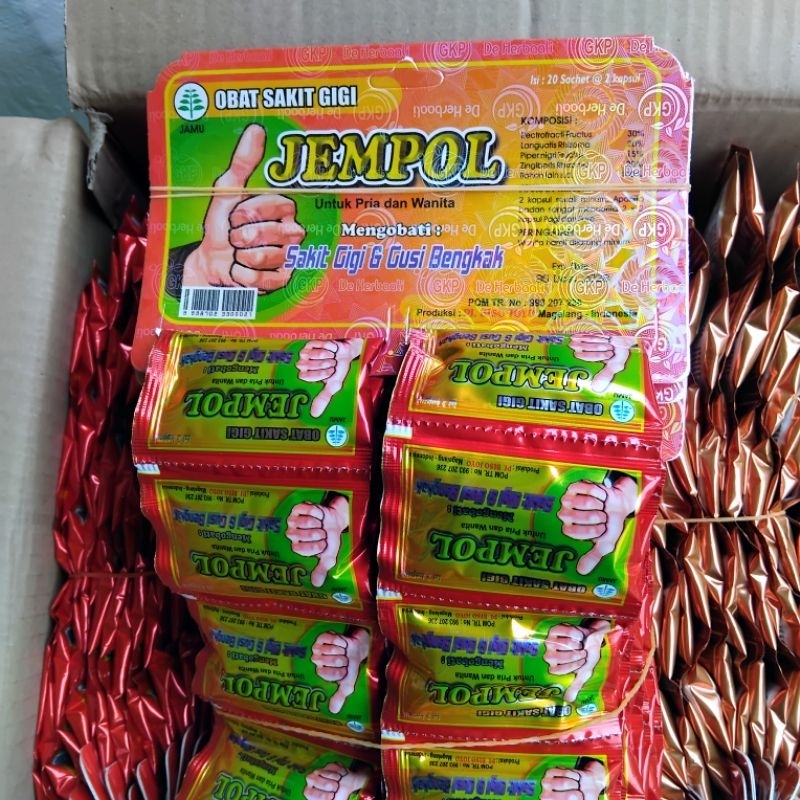Jual OBAT SAKIT GIGI DAN GUSI BENGKAK CAP JEMPOL KAPSUL | Shopee Indonesia