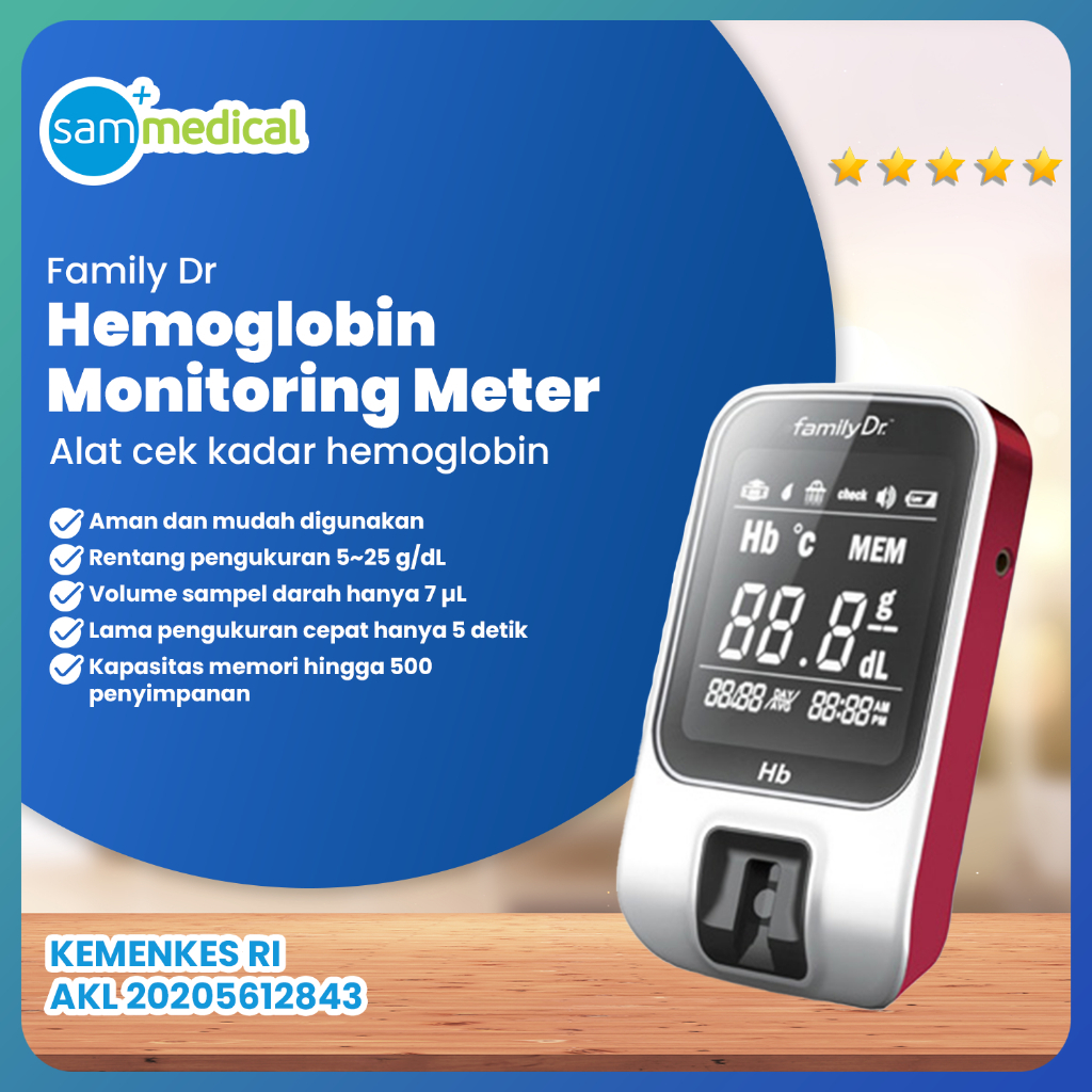 Jual Family Dr Hemoglobin meter MHD-1 Tanpa Strip / Alat Kesehatan ...