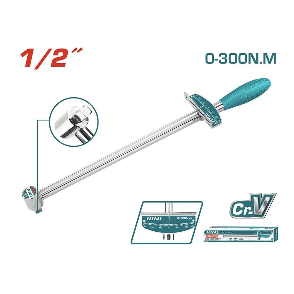 Jual TOTAL TOOLS Torque wrench/ Kunci torsi THPTW300N2 | Shopee Indonesia