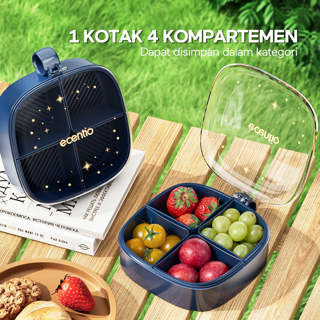 Jual ecentio food container simpan buah bumbu dapur dan daging desain ...