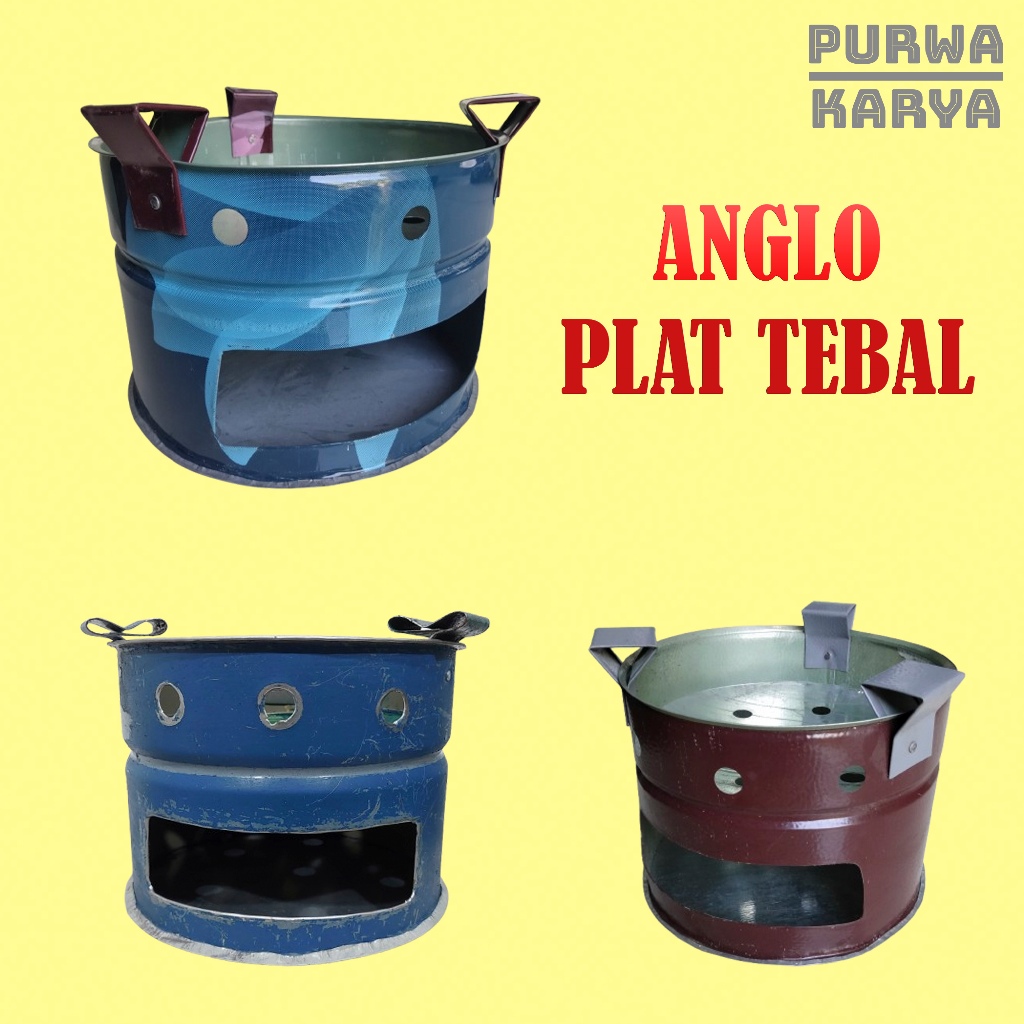 Jual Anglo Arang / Tungku Arang Besi Tebal Awet / Kompor Arang ...