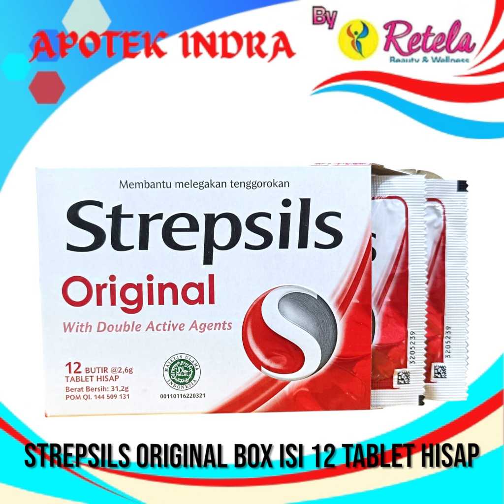Jual STREPSILS ORIGINAL ISI 12 TABLET HISAP | Shopee Indonesia