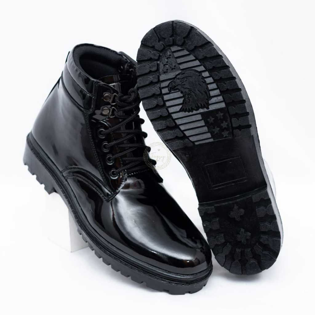 Jual Sepatu Pdh Tni Polri Security Dinas Mengkilap Dan Dop ORIGINAL SOL ...