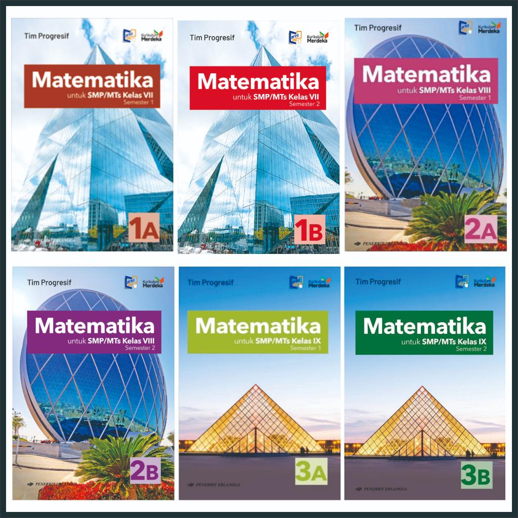 Jual Buku Matematika 1A 1B 2A 2B 3A 3B SMESTER 1 2 Kelas 7 8 9 SMP ...